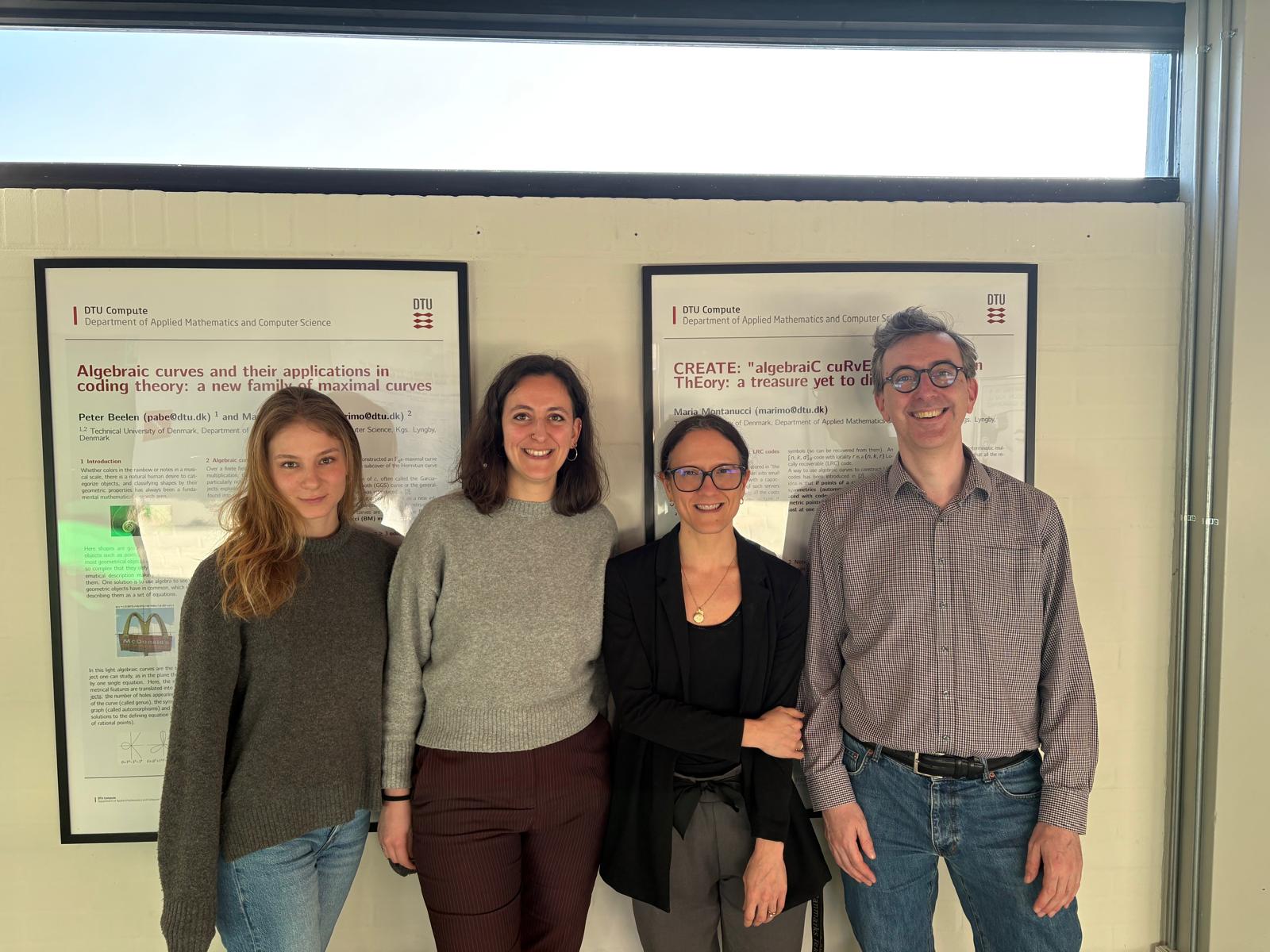 Researcher Elena Berardini visited the algebra group | Algebra DTU